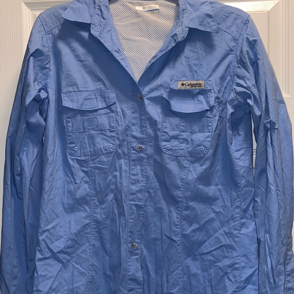 Columbia | Shirts | Columbia Light Blue Outdoor Shirt | Poshmark